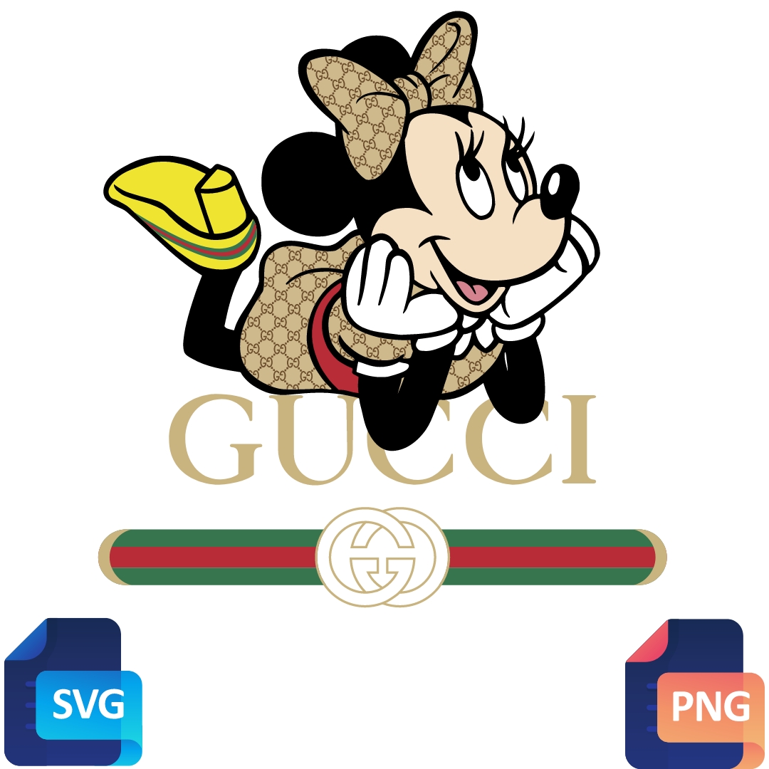 Minnie & Gucci SVG-Iconic Collaboration for Stylish Crafting - Inspire ...