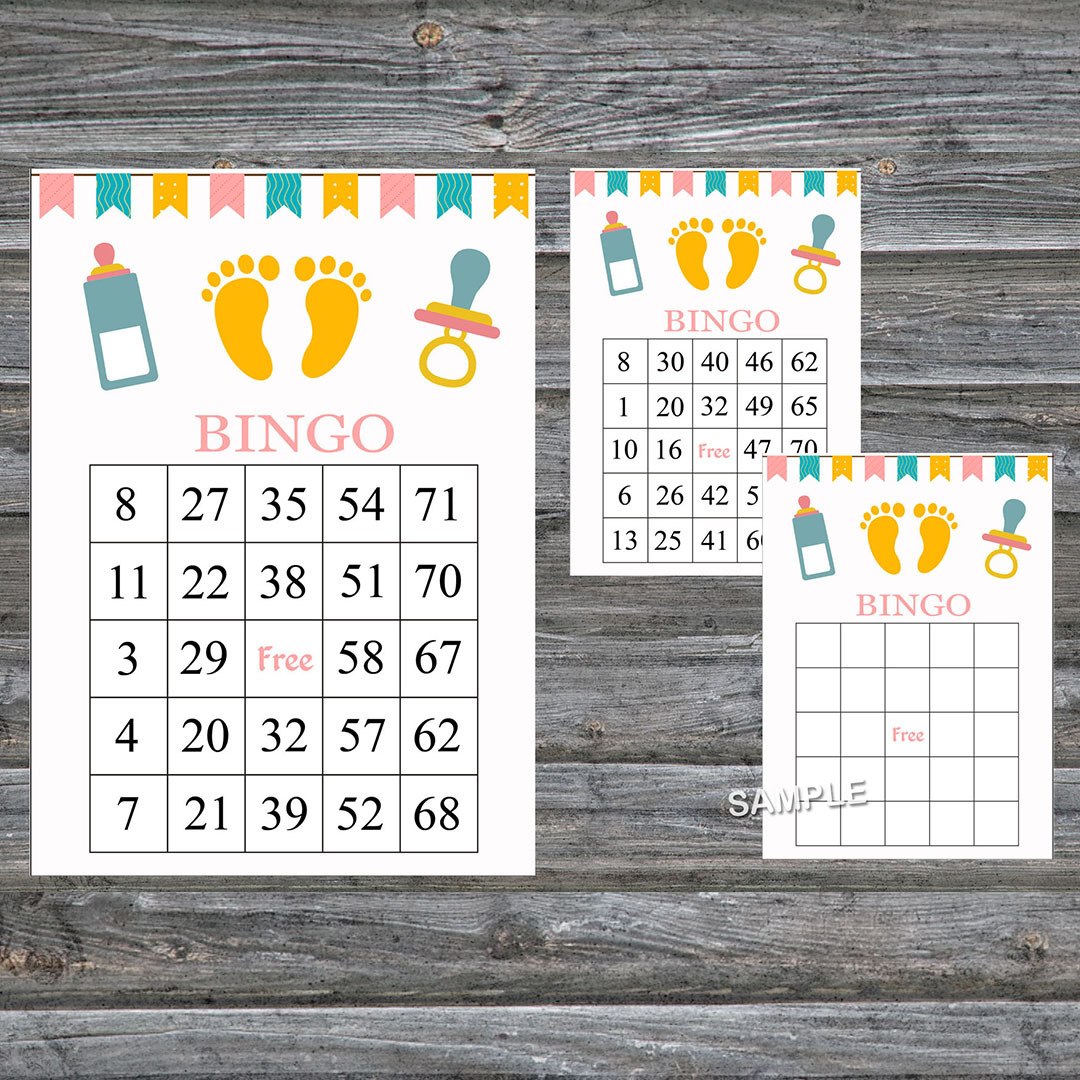 Baby Feet bingo cards,Baby Feet bingo game,Baby Feet printab | Inspire ...