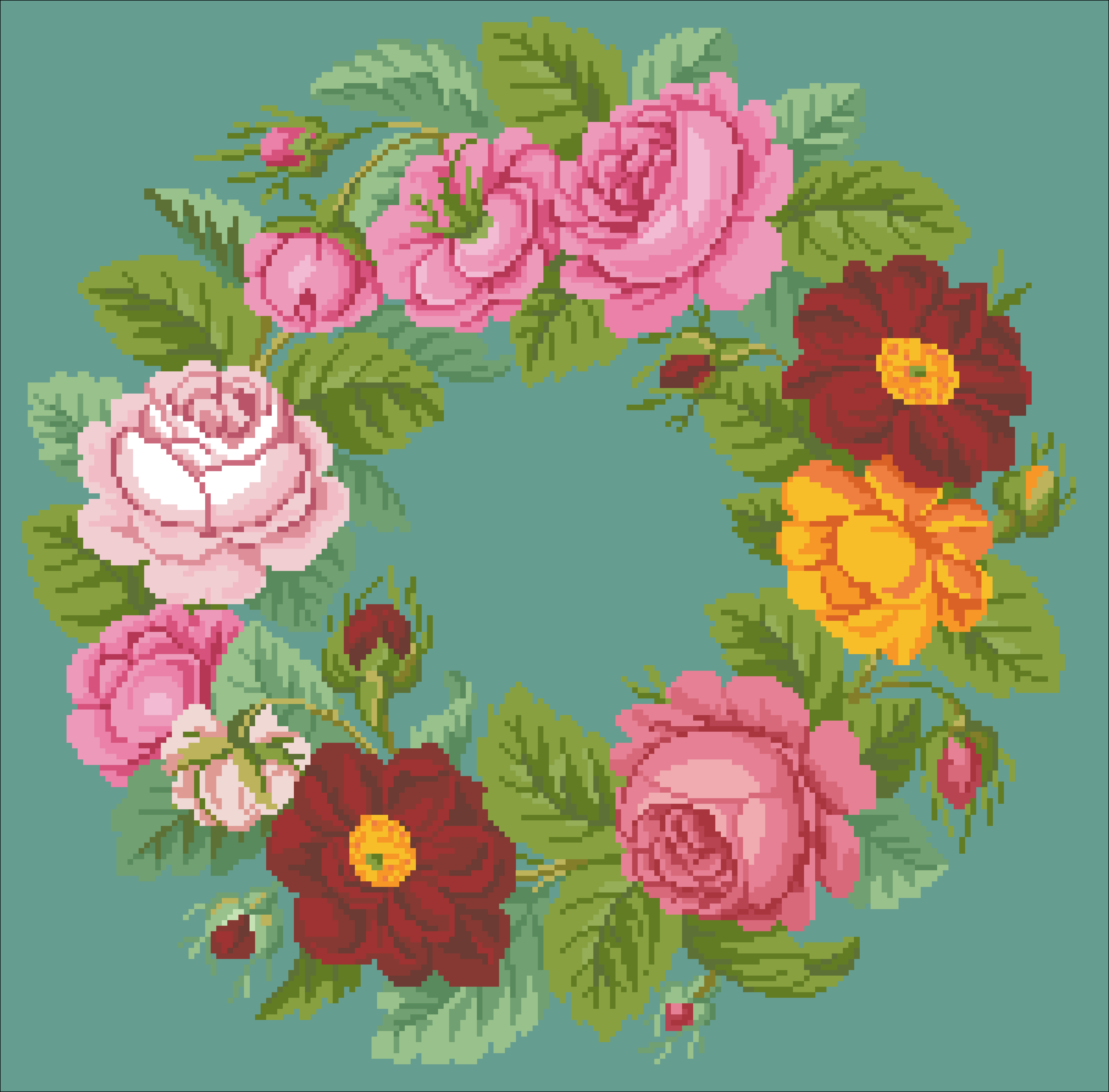 PDF Cross Stitch Pattern - Counted Antique Sampler - Reprodu - Inspire ...