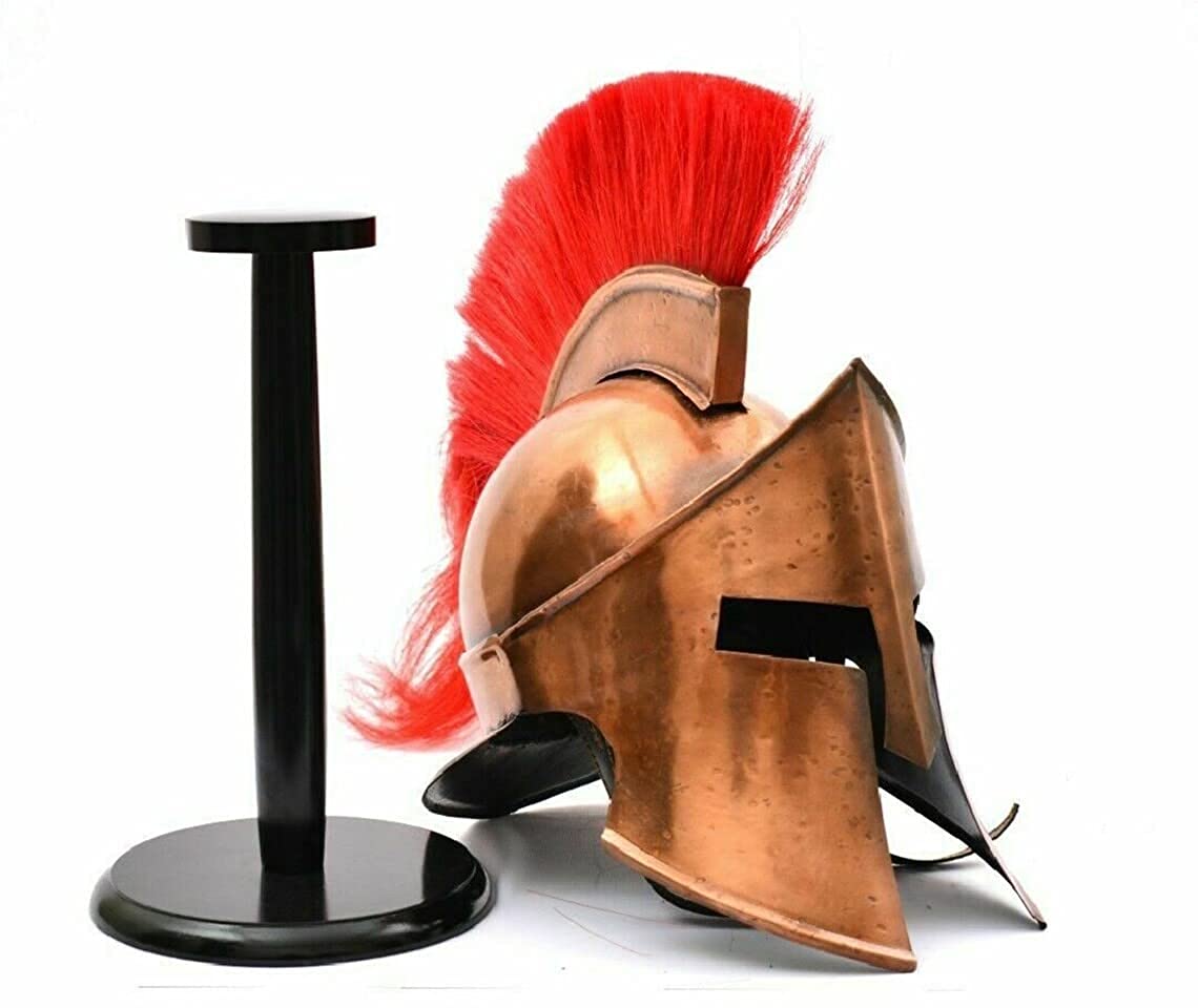 king Leonidas Spartan Helmet 300 Movie Warrior Helmet Battle | Inspire ...