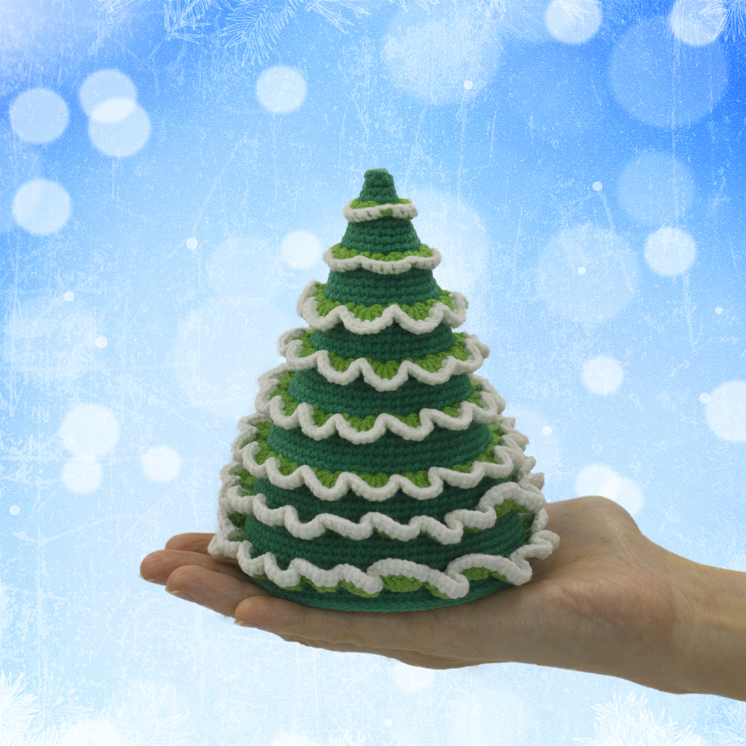 Crochet pattern Christmas tree, Mini Christmas tree crochet - Inspire ...