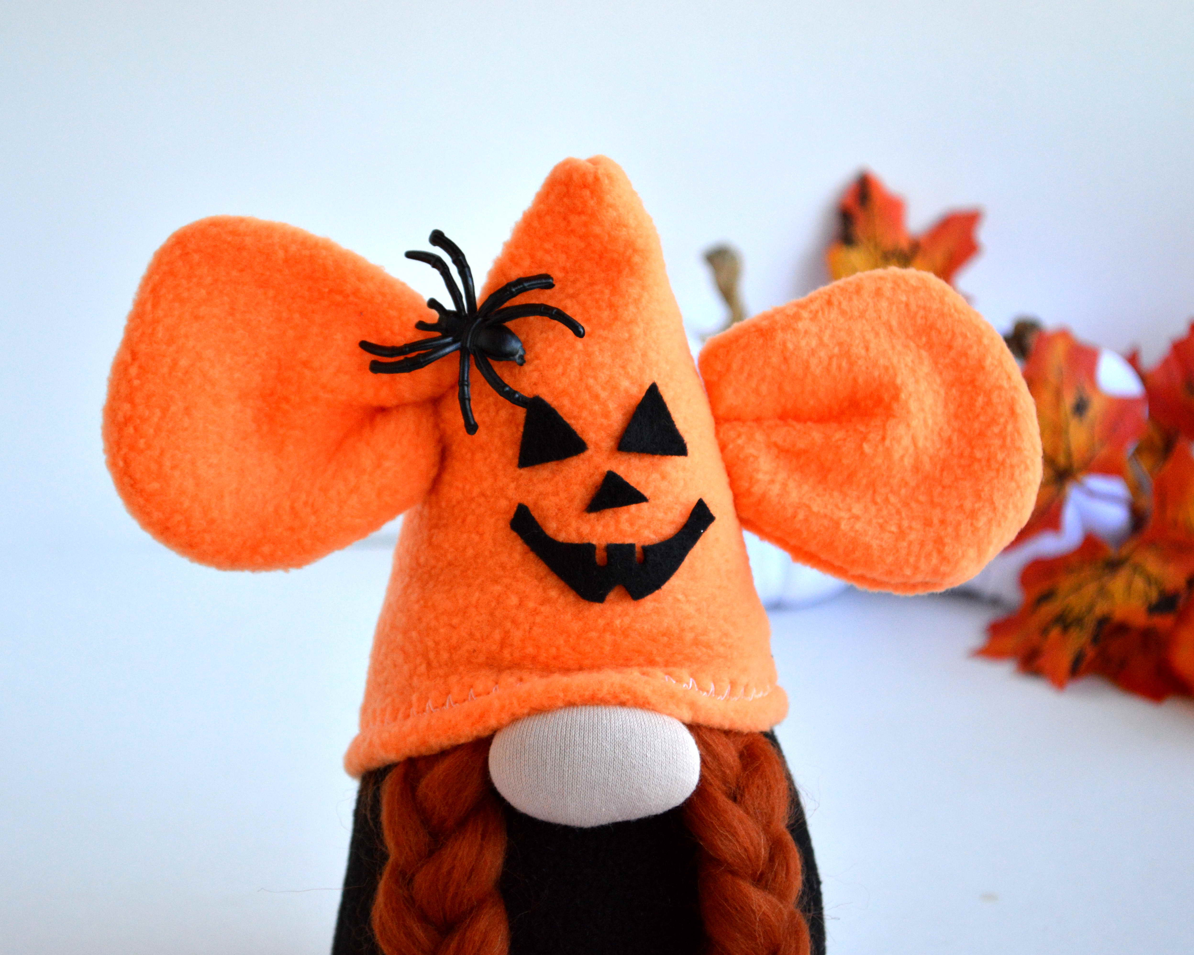 set of halloween gnomes mickey and mini mouse with pumpkin - Inspire Uplift
