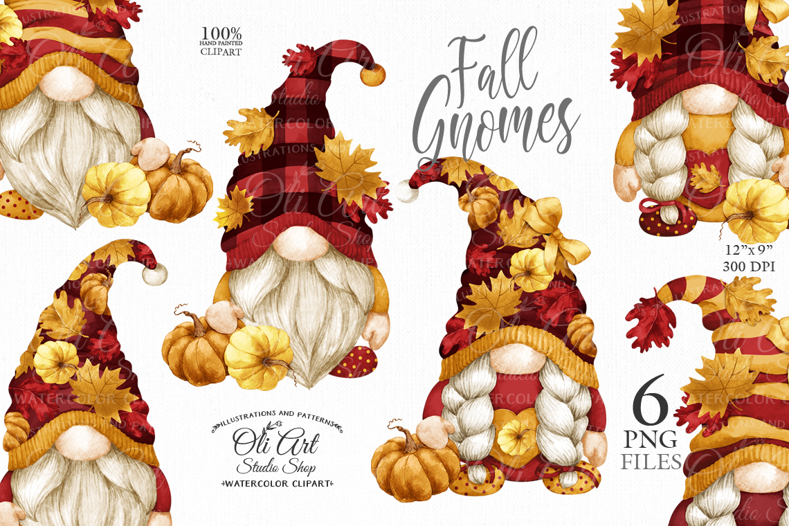 Fall gnomes clipart PNG. Autumn pumpkins clipart, Cute chara - Inspire ...