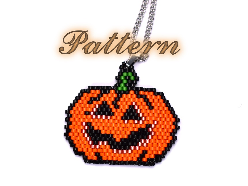 Halloween bead patterns, pdf brick stitch beaded patterns, s - Inspire ...