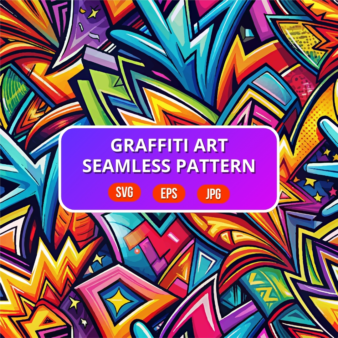 Graffiti Seamless Pattern SVG | Graffiti Seamless Texture SV | Inspire ...