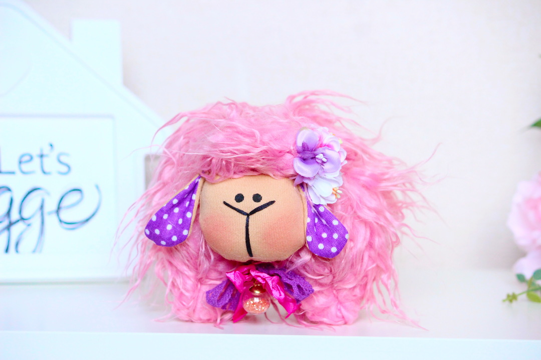 Sheep stuffed animal / Fluffy Lamb / Farmhouse home decor /a - Inspire ...