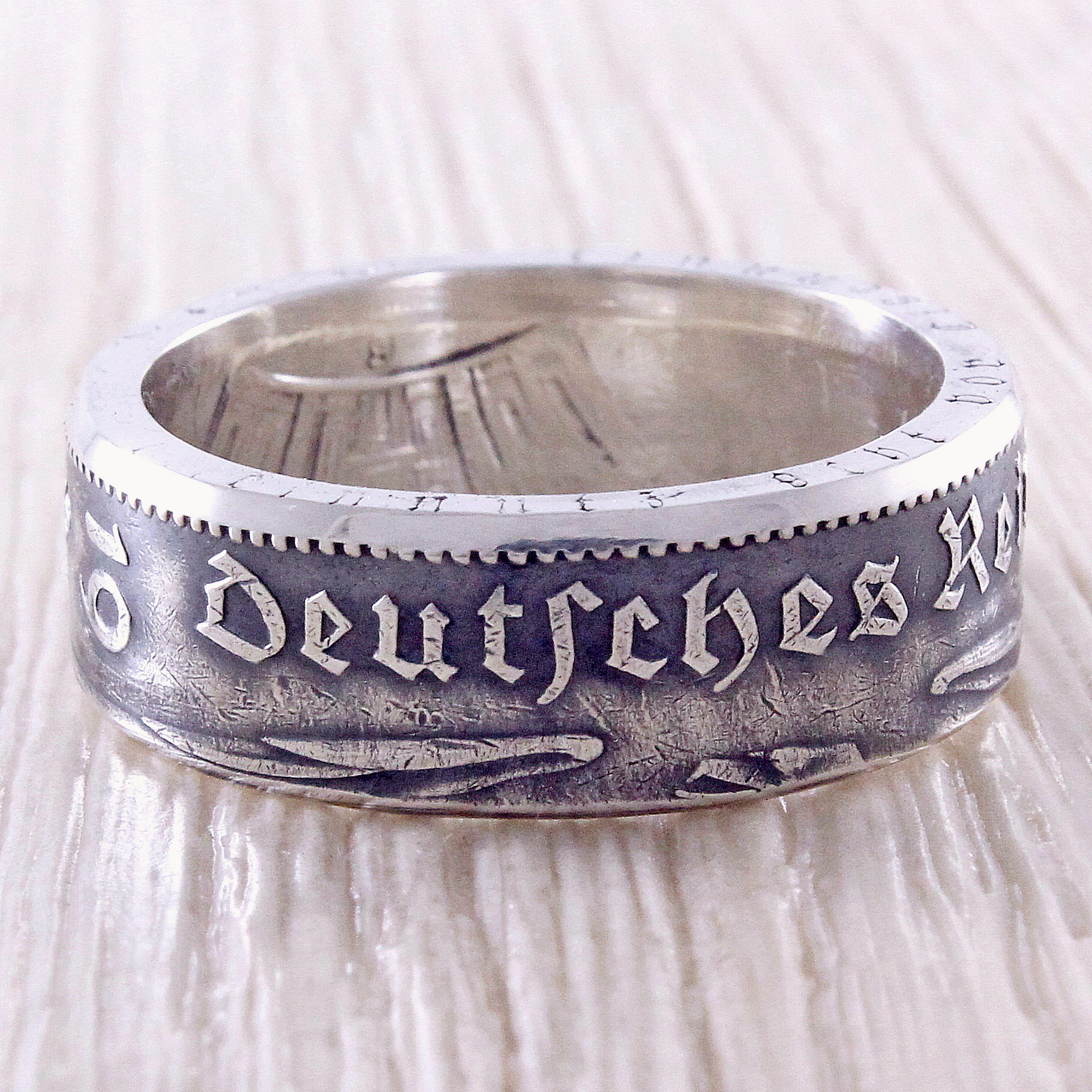 Silver Coin Ring (Germany) Church | Inspire Uplift