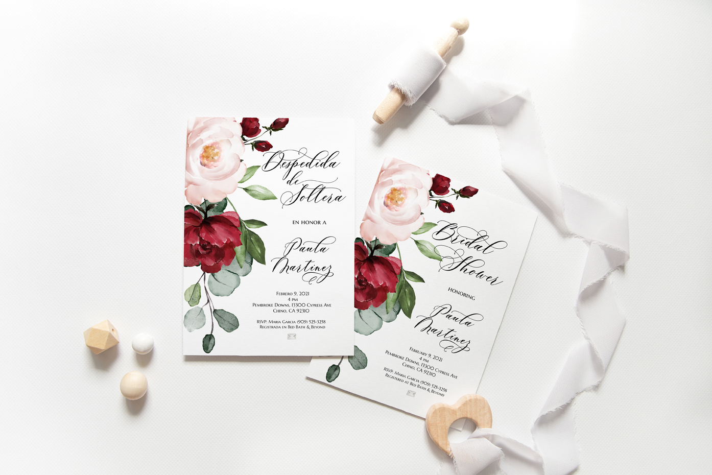 Bridal Shower Invitation, Despedida de Soltera Invitacion, S | Inspire ...