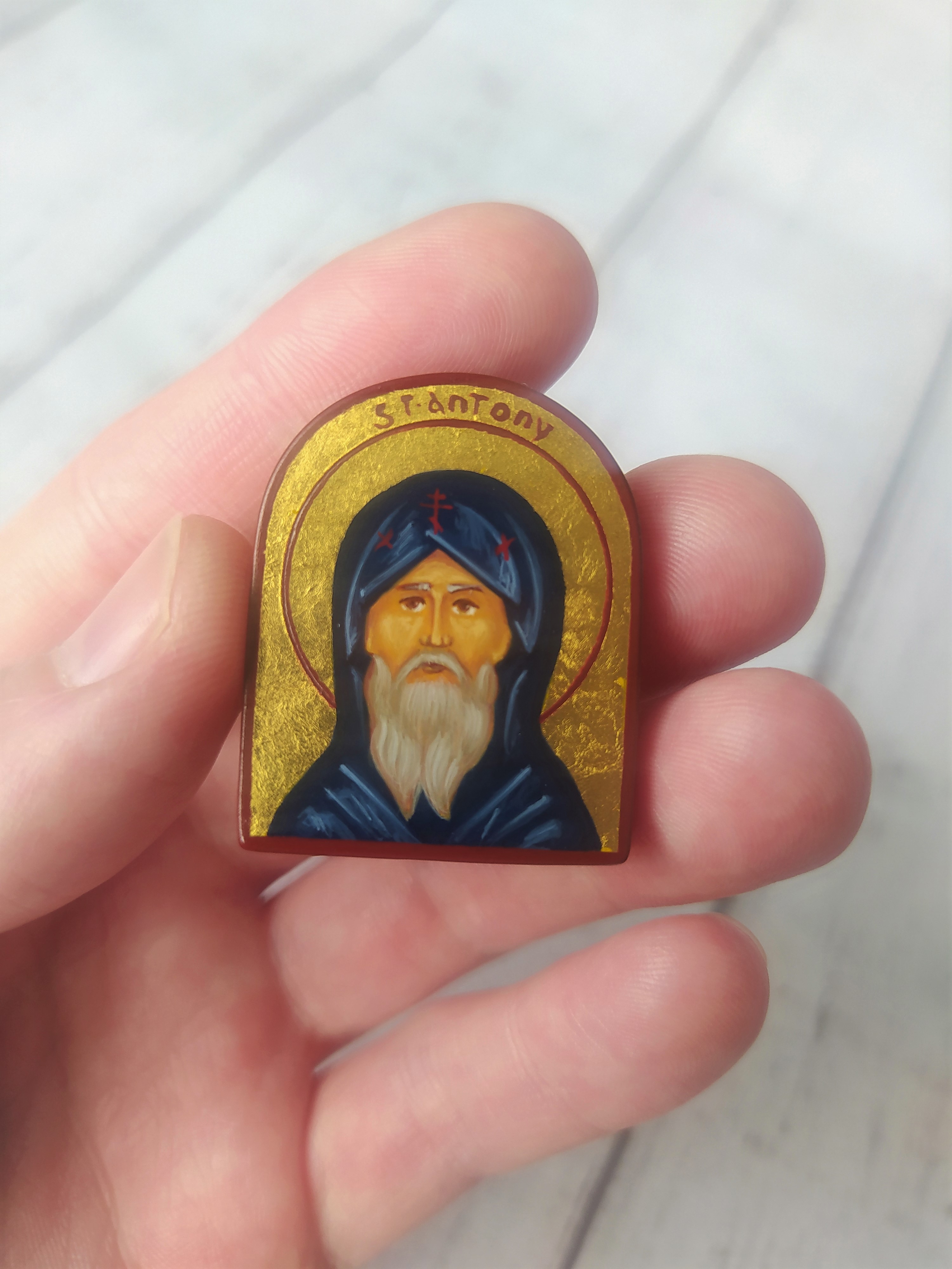 Saint Anthony | Orthodox icon for travellers | Orthodox icon - Inspire ...