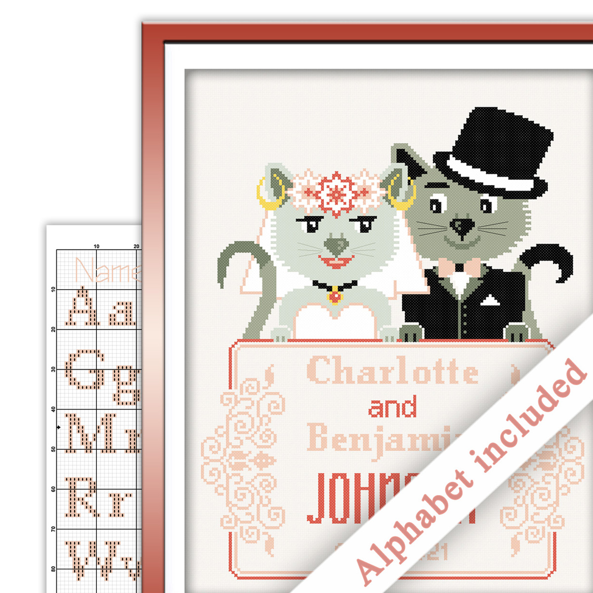 Wedding cross stitch pattern. Funny cross stitch.. DIY. - Inspire Uplift
