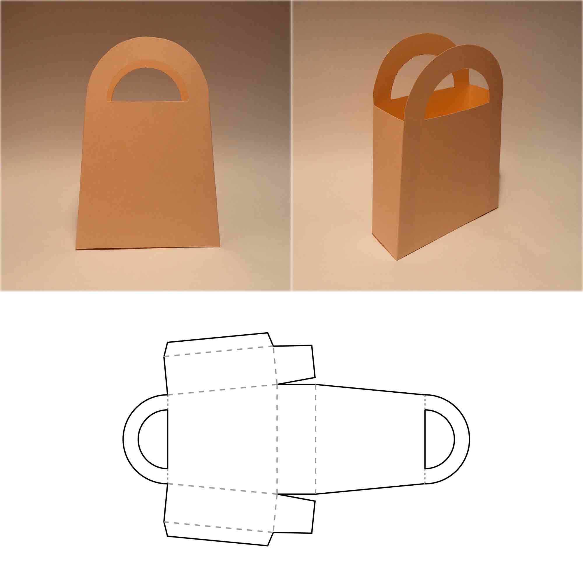 Paper Bag Diy Template Paper Snowflake Decorations From A Piece Of 