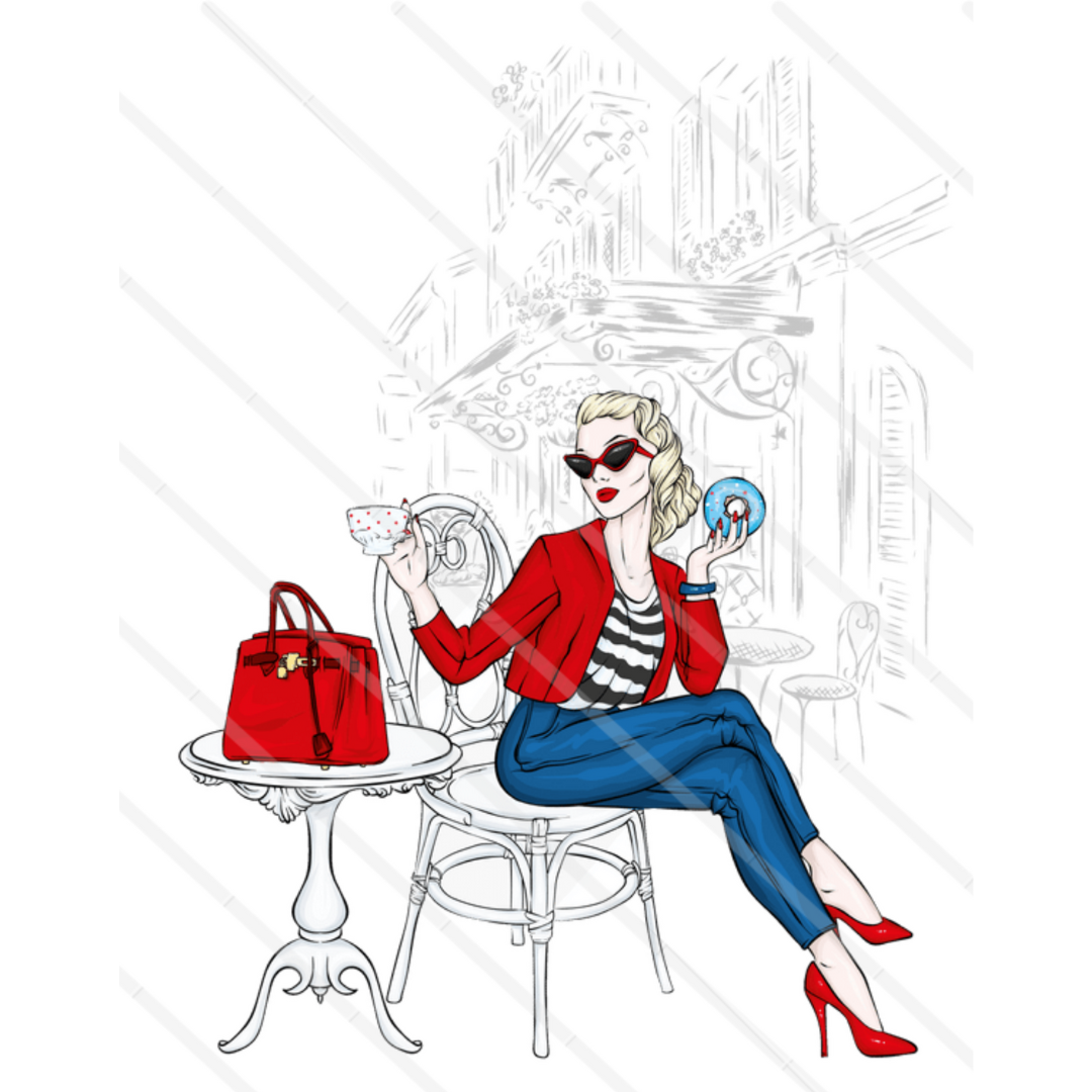 Fashion girl Clipart ,chic glam clipart,Beautiful girl styli - Inspire ...