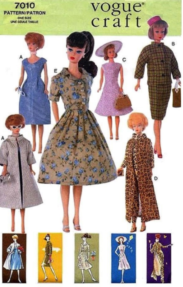 PDF Copy Sewing Pattern Vogue 7010 Clothes for Dolls 11 1\2 | Inspire ...