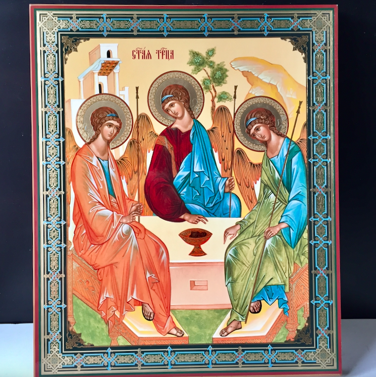 Andrei Rublev: The Holy Trinity - Copy | Wooden Orthodox Ico - Inspire ...