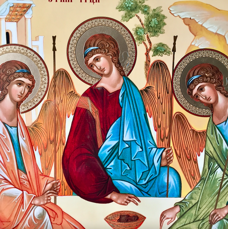 Andrei Rublev: The Holy Trinity - Copy | Wooden Orthodox Ico - Inspire ...