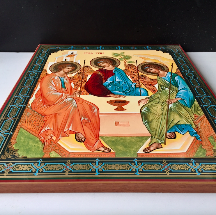Andrei Rublev: The Holy Trinity - Copy | Wooden Orthodox Ico - Inspire ...