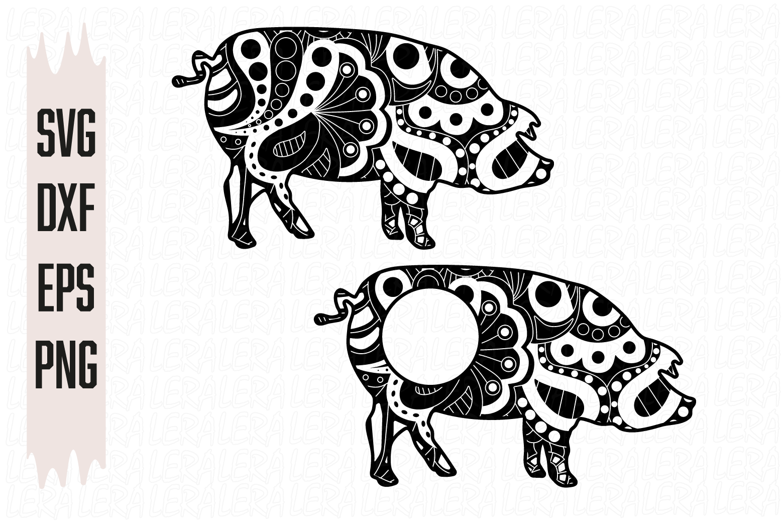 Pig Zentangle SVG, Bacon Farm Svg, Animals Svg files, Digita | Inspire ...