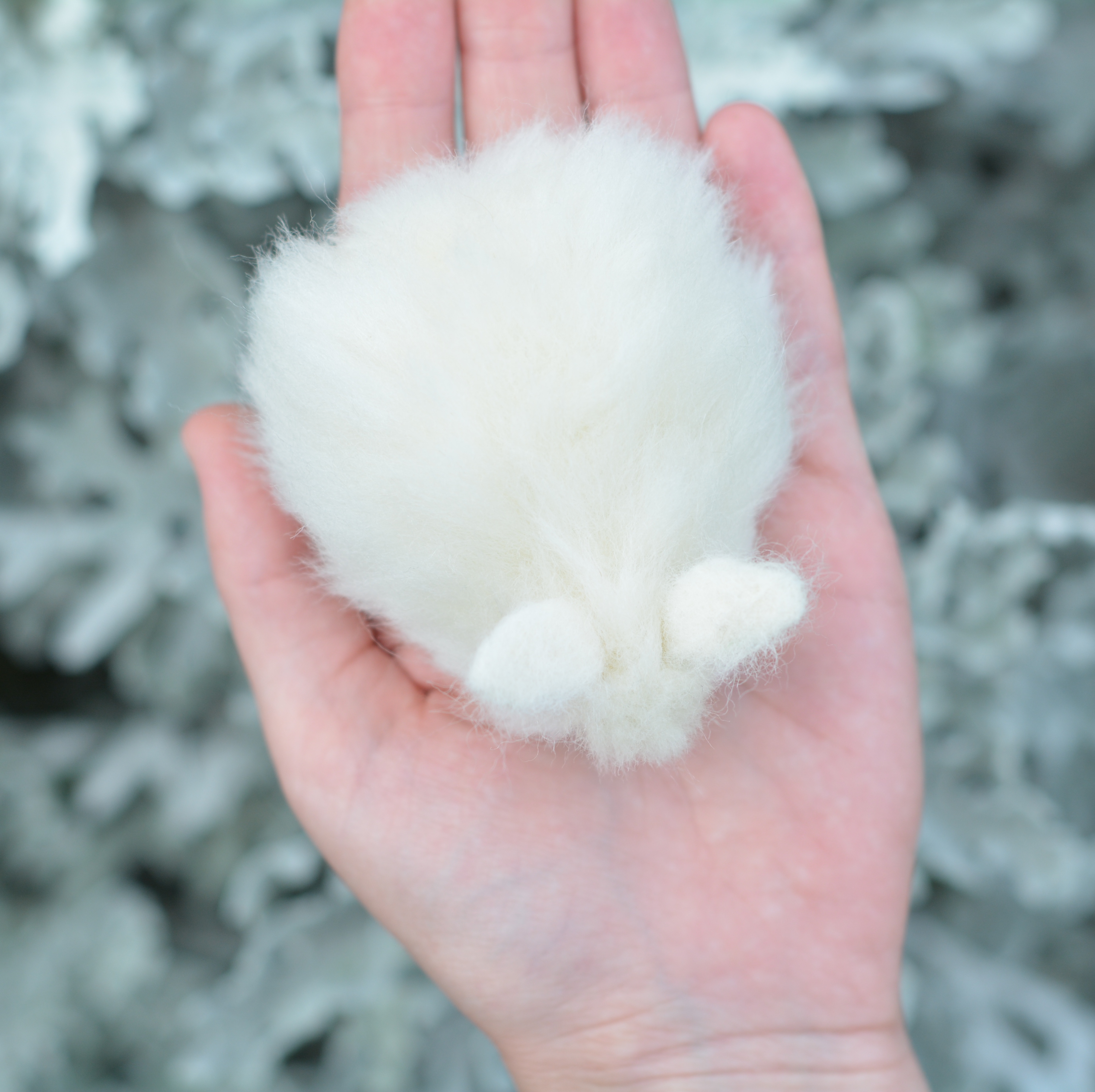 White rabbit figure. Needle felted rabbit. Realistic rabbit - Inspire ...