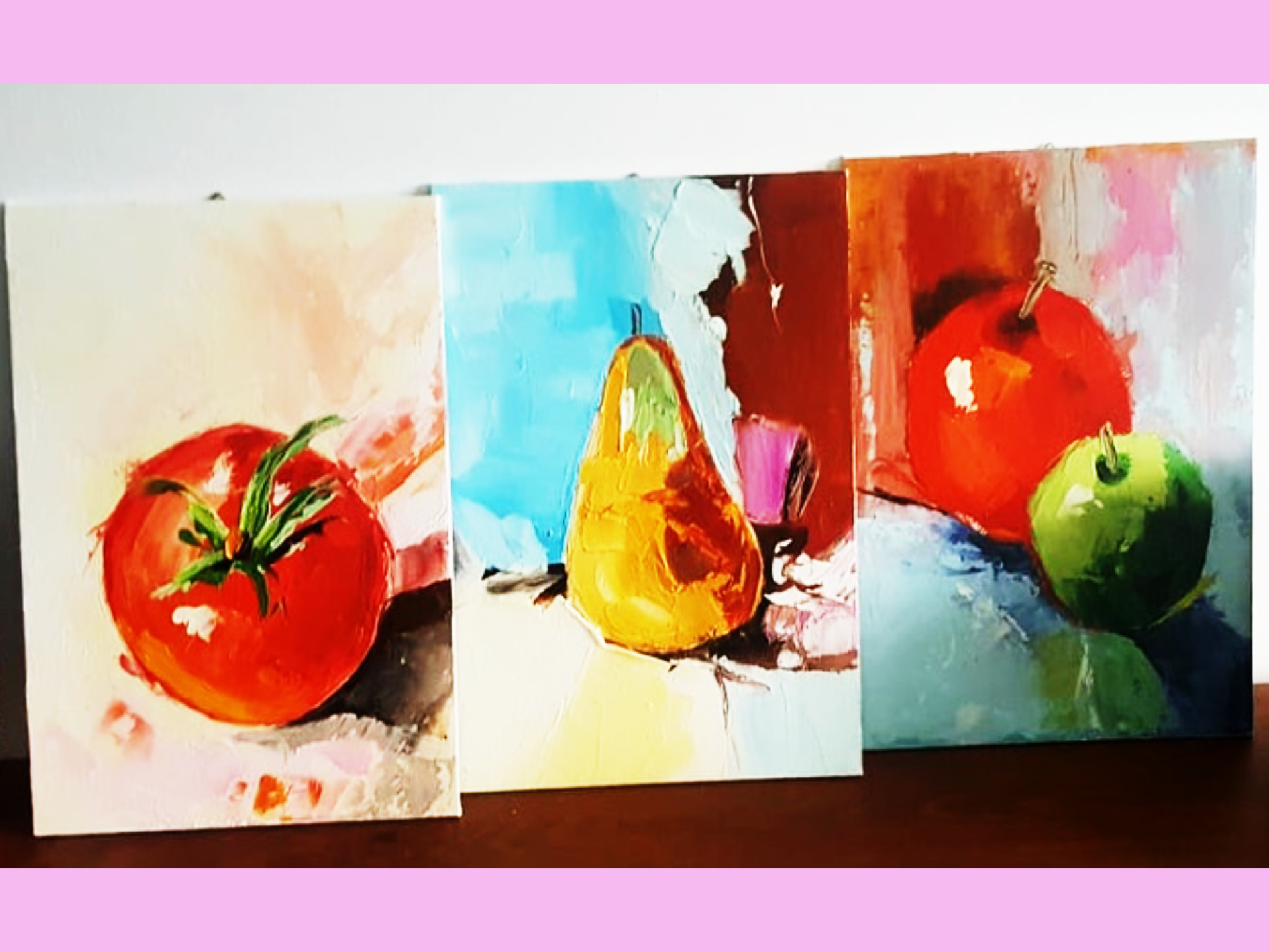 Fruit Painting On Canvas Small Still Life Painting 3D Art Or | Inspire ...