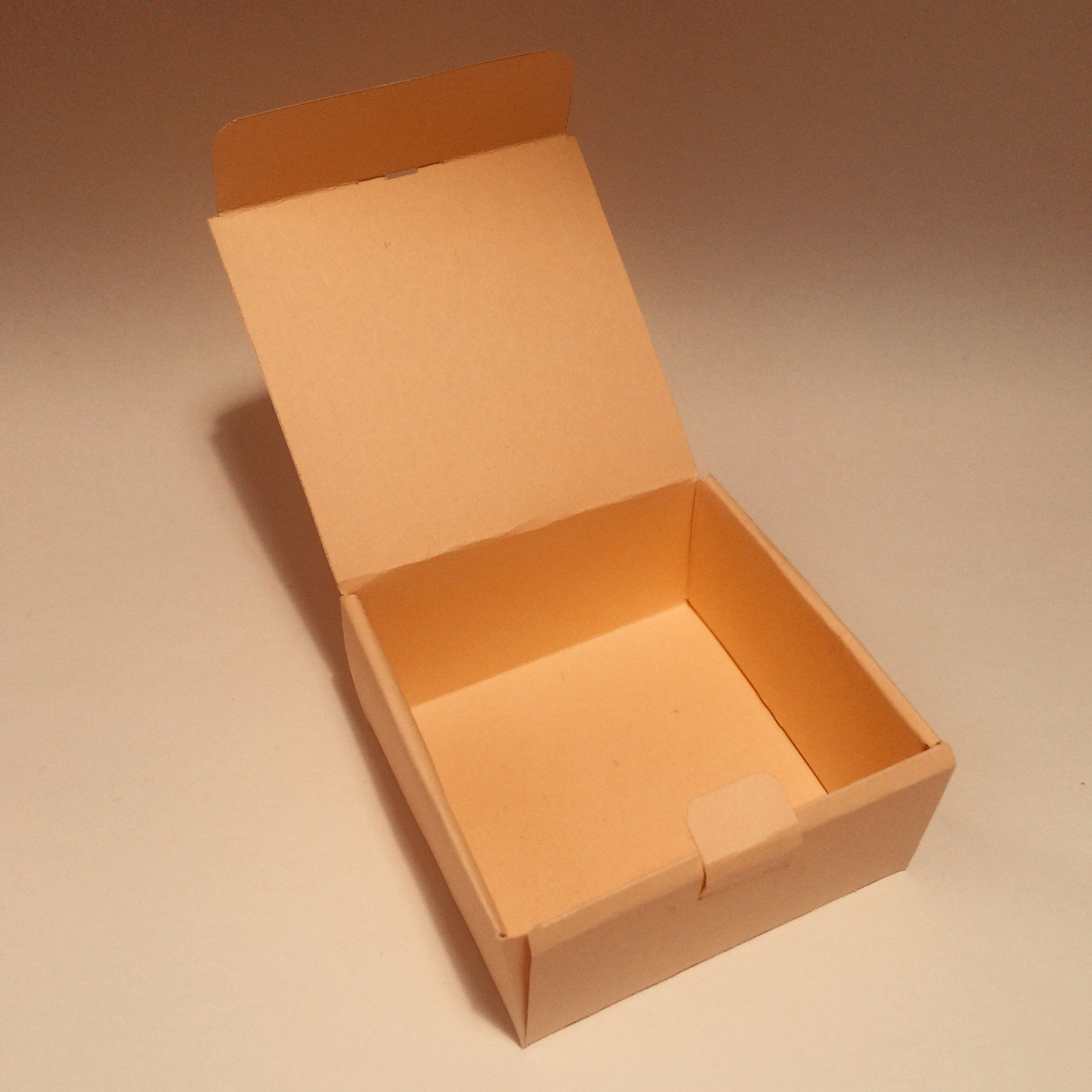Square box template, shipping box, mailing box, corrugated b - Inspire ...