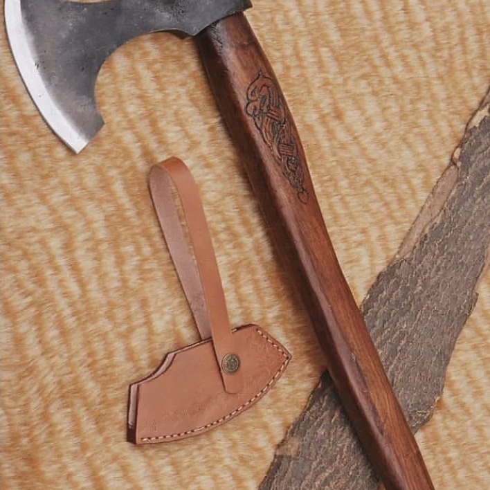 Handmade Forged High Carbon Steel Tomahawk Hatchet Integral - Inspire ...