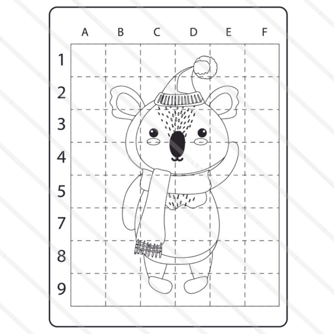 How to Draw Christmas animals,Printable Coloring Games for K - Inspire ...
