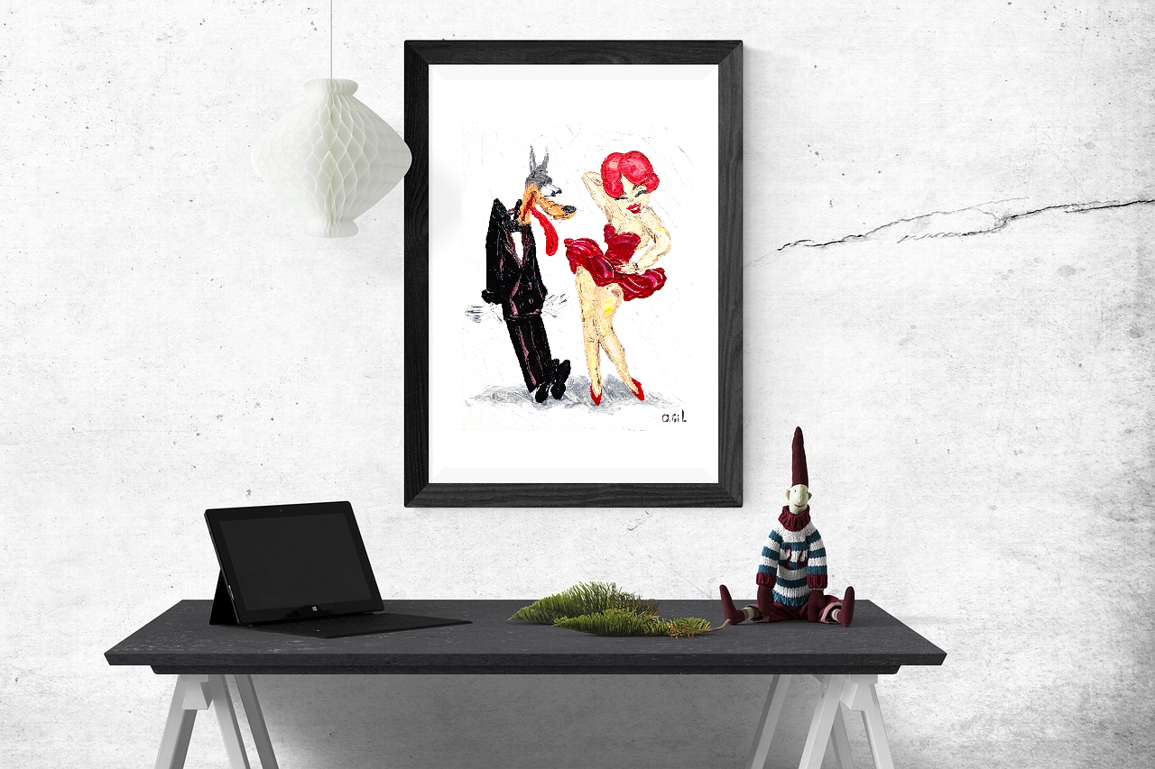 Poster Red Hot Riding Hood Tex Avery Big Bad Wolf Red Hot R Inspire Uplift