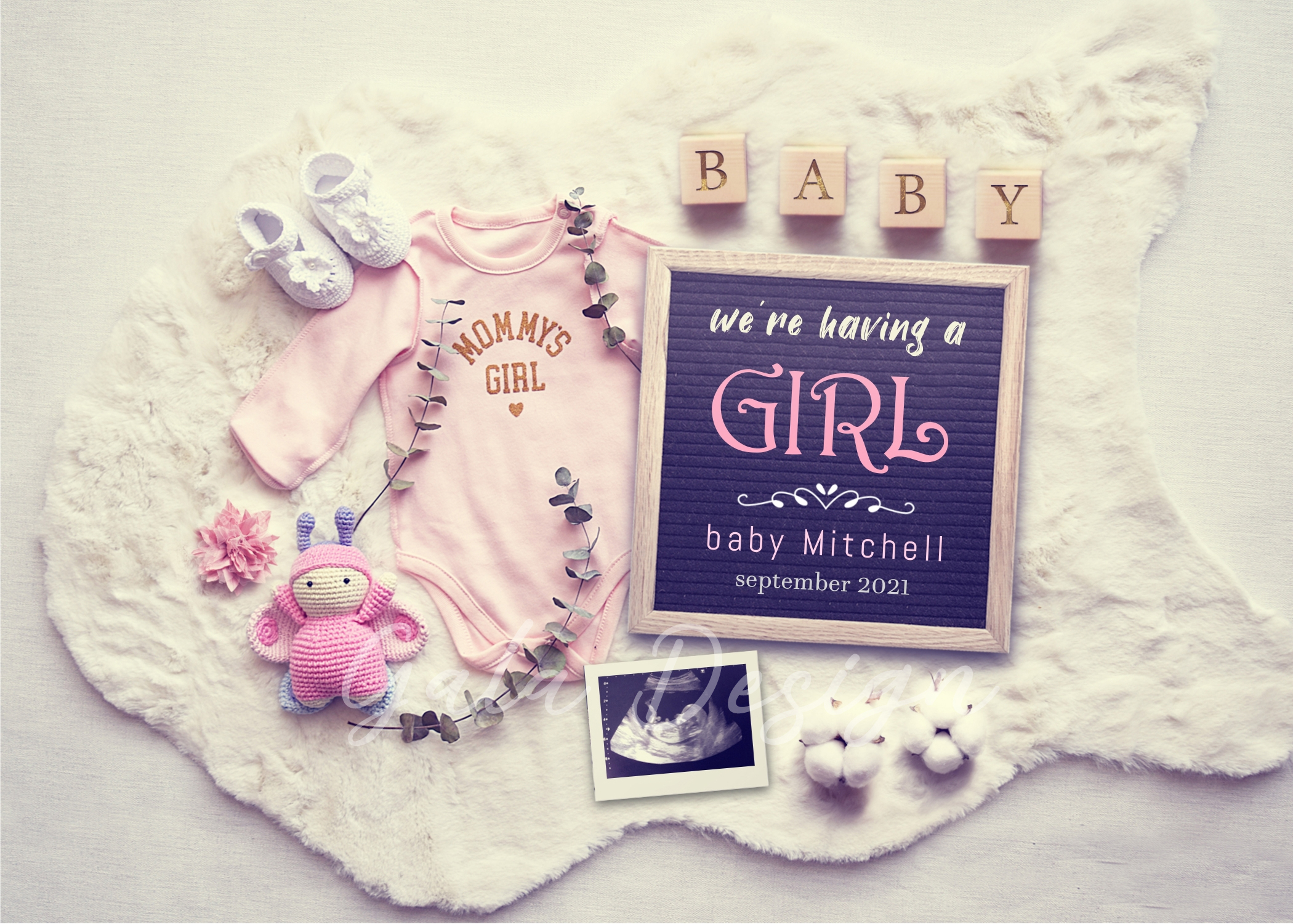 Digital Pregnancy announcement, Girl pregnancy announcement, | Inspire ...