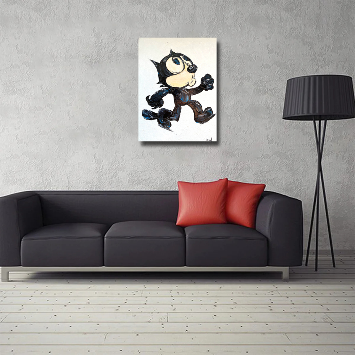 Felix the Cat Wall Art Print, Felix the Cat poster, Felix th - Inspire ...