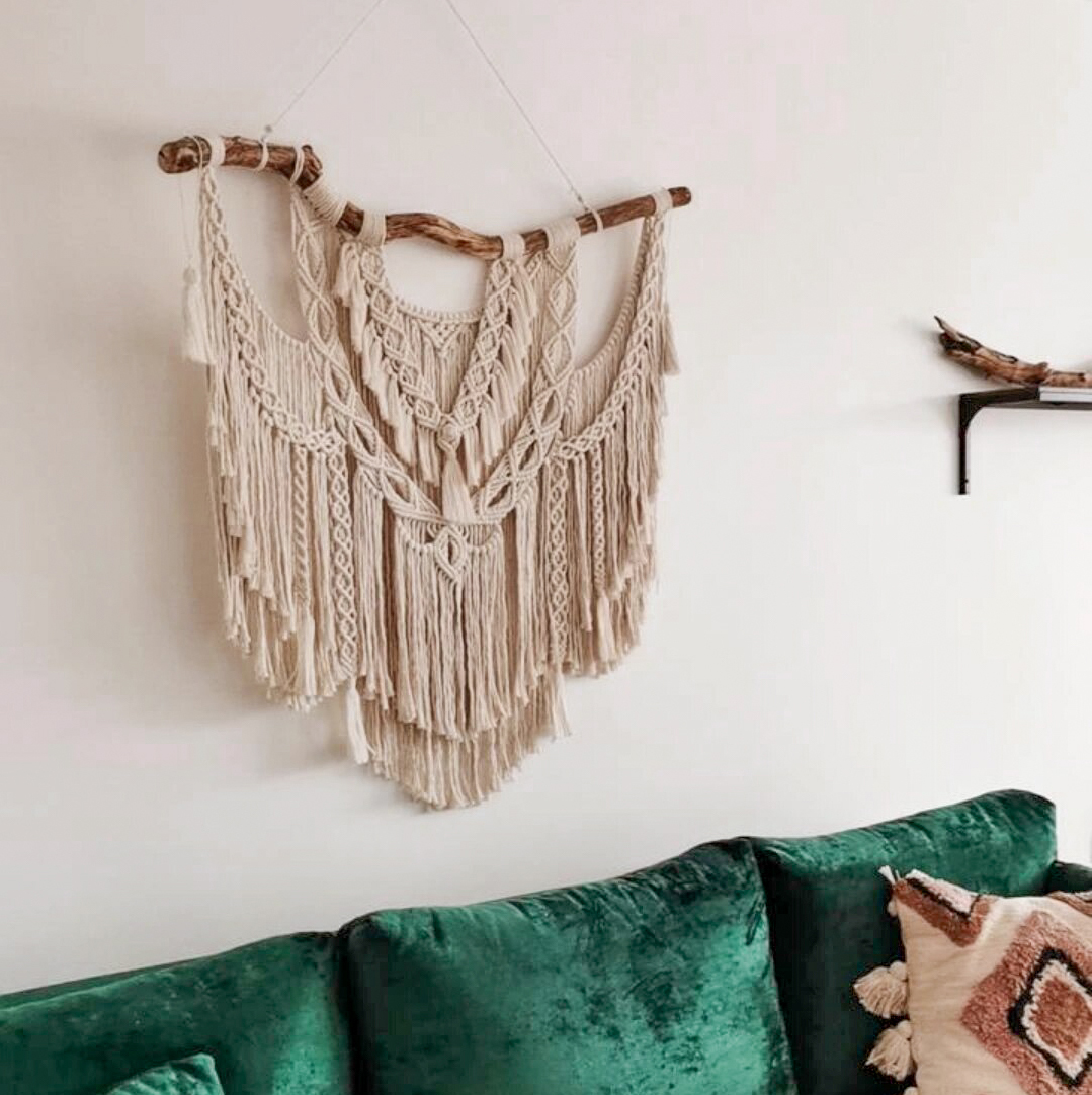 Macrame wall hanging, Tapestry wall hanging, Modern Macrame - Inspire ...