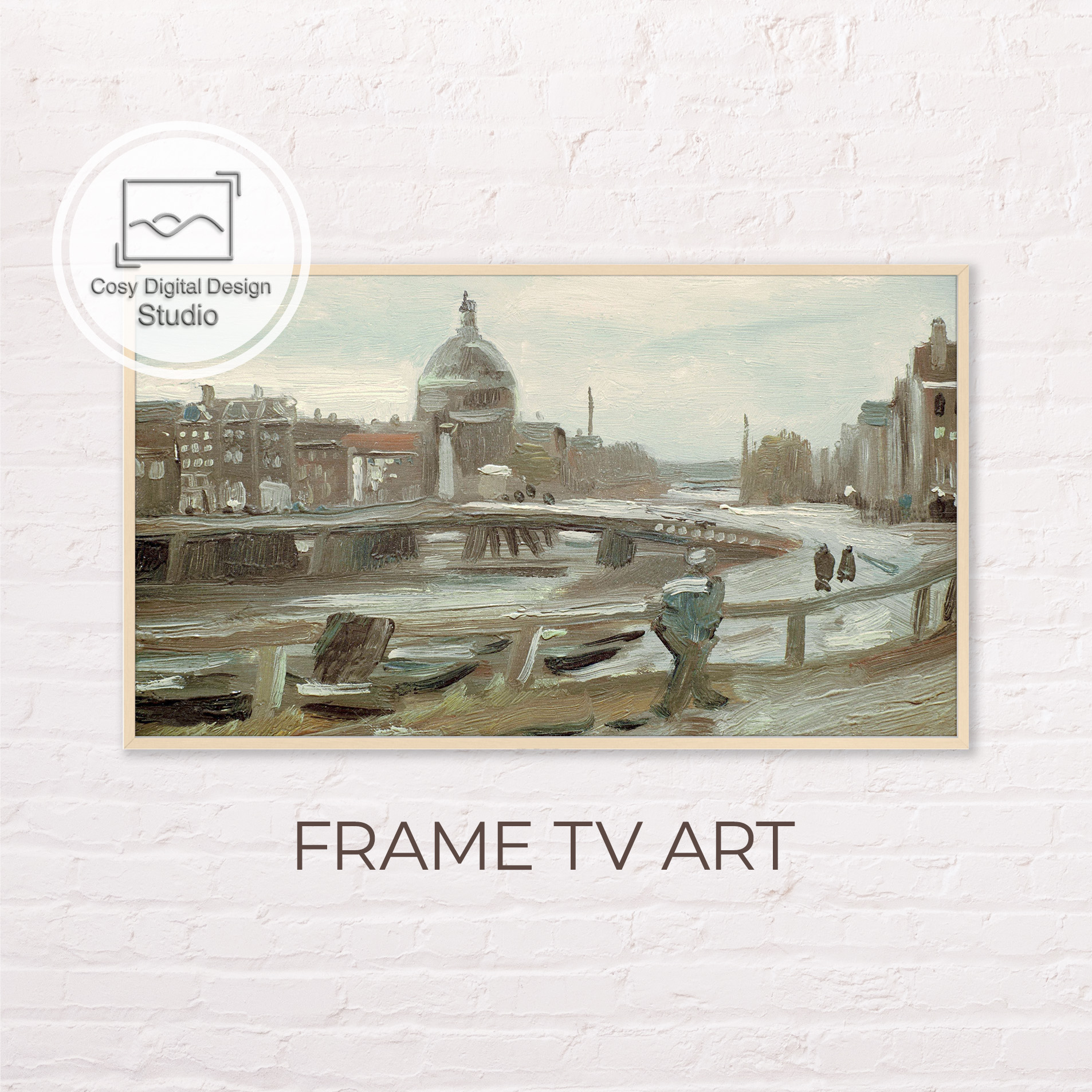 Samsung Frame TV Art | Vincent Van Gogh 4k Vintage Landscape | Inspire ...