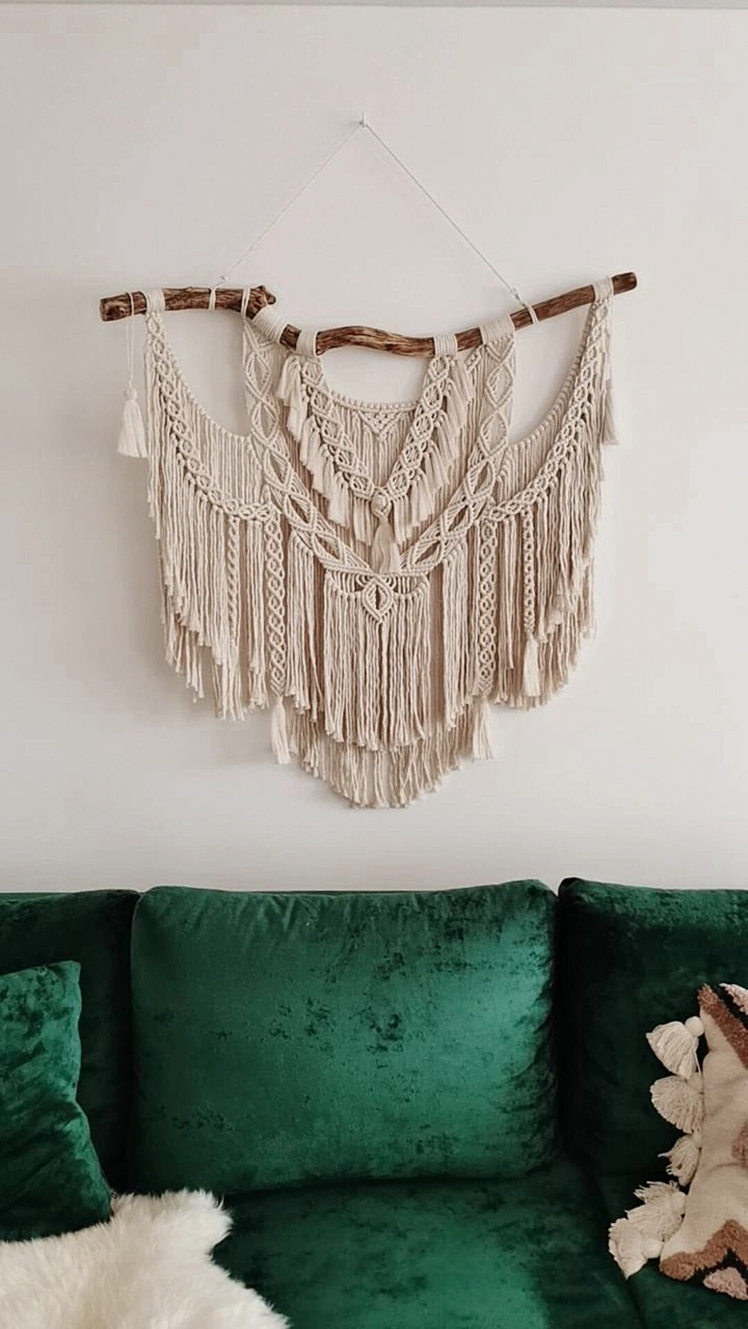 Macrame wall hanging, Tapestry wall hanging, Modern Macrame - Inspire ...