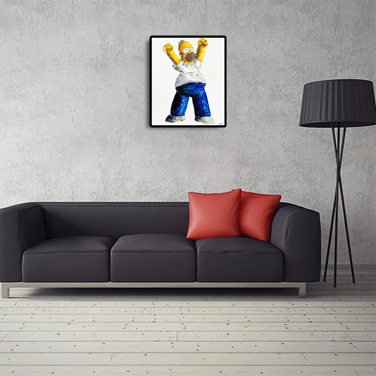Poster Homer Simpson, Homer Simpson Wall Art Print, Homer Si - Inspire ...