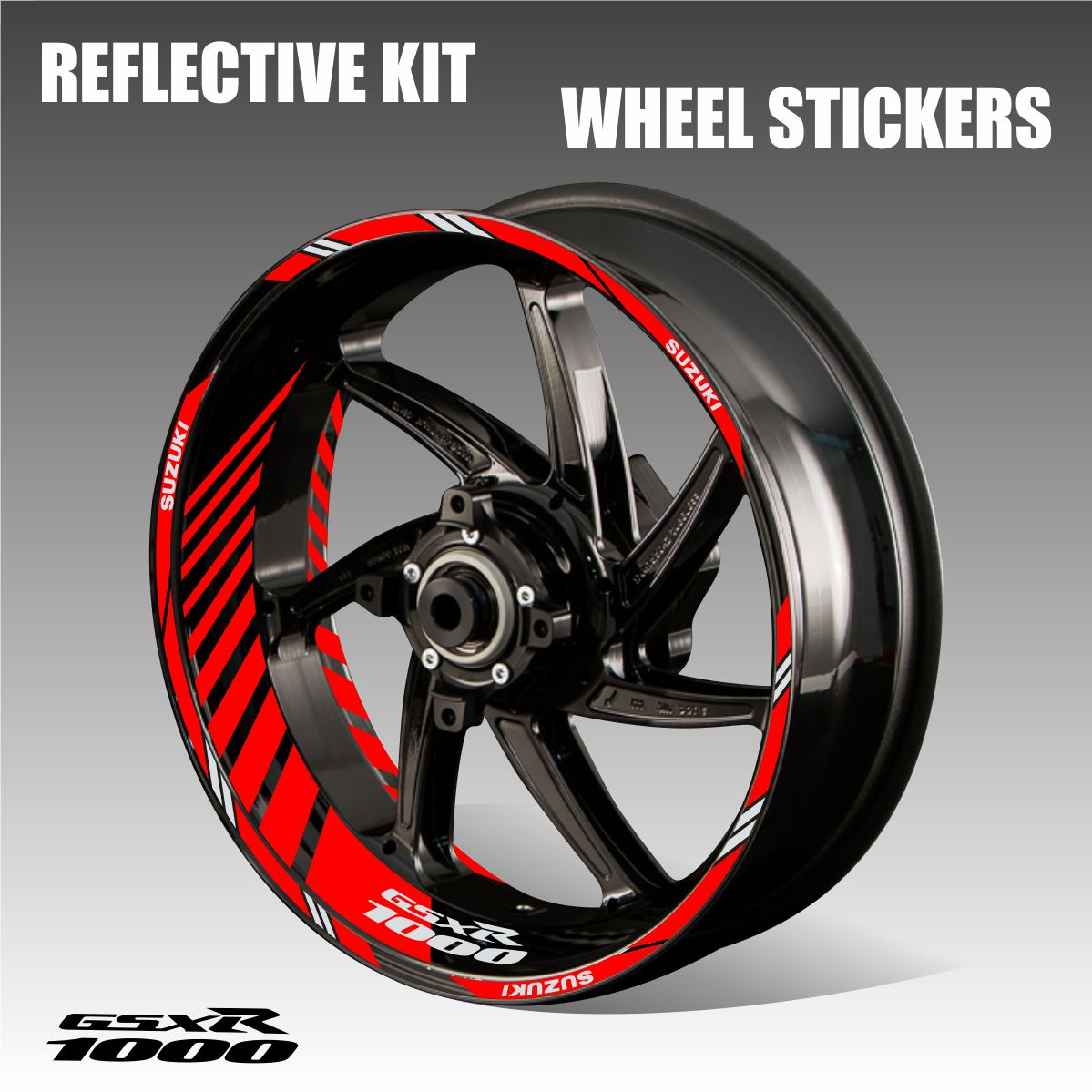 Gsx-R 750 Wheel Decals Motorcycle Suzuki Rim Stickers Gsxr 750 Rim Tape ...