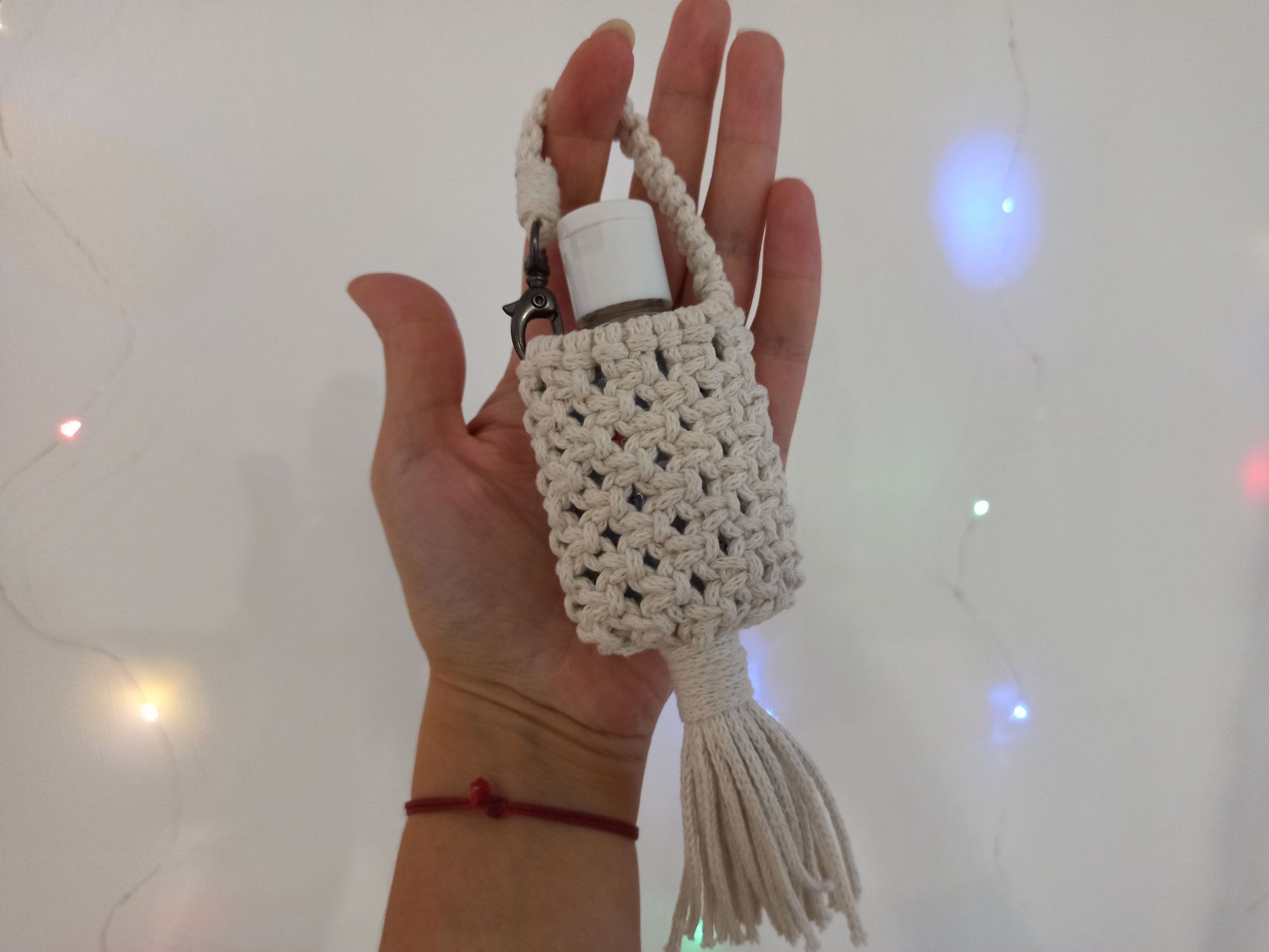 Macrame pattern PDF hand sanitizer holder - simple macrame p - Inspire ...