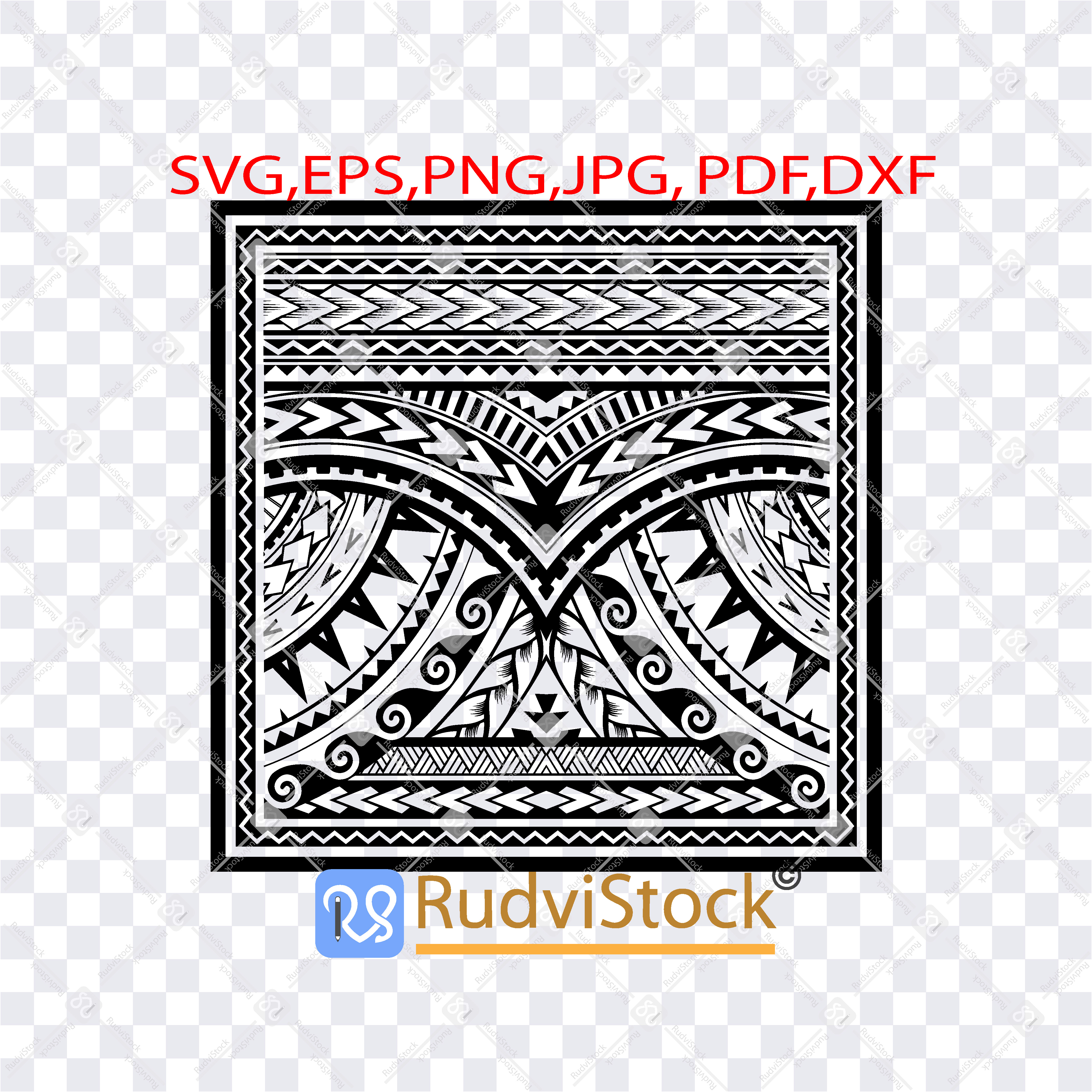 Samoan tribal tattoo pattern background | Inspire Uplift