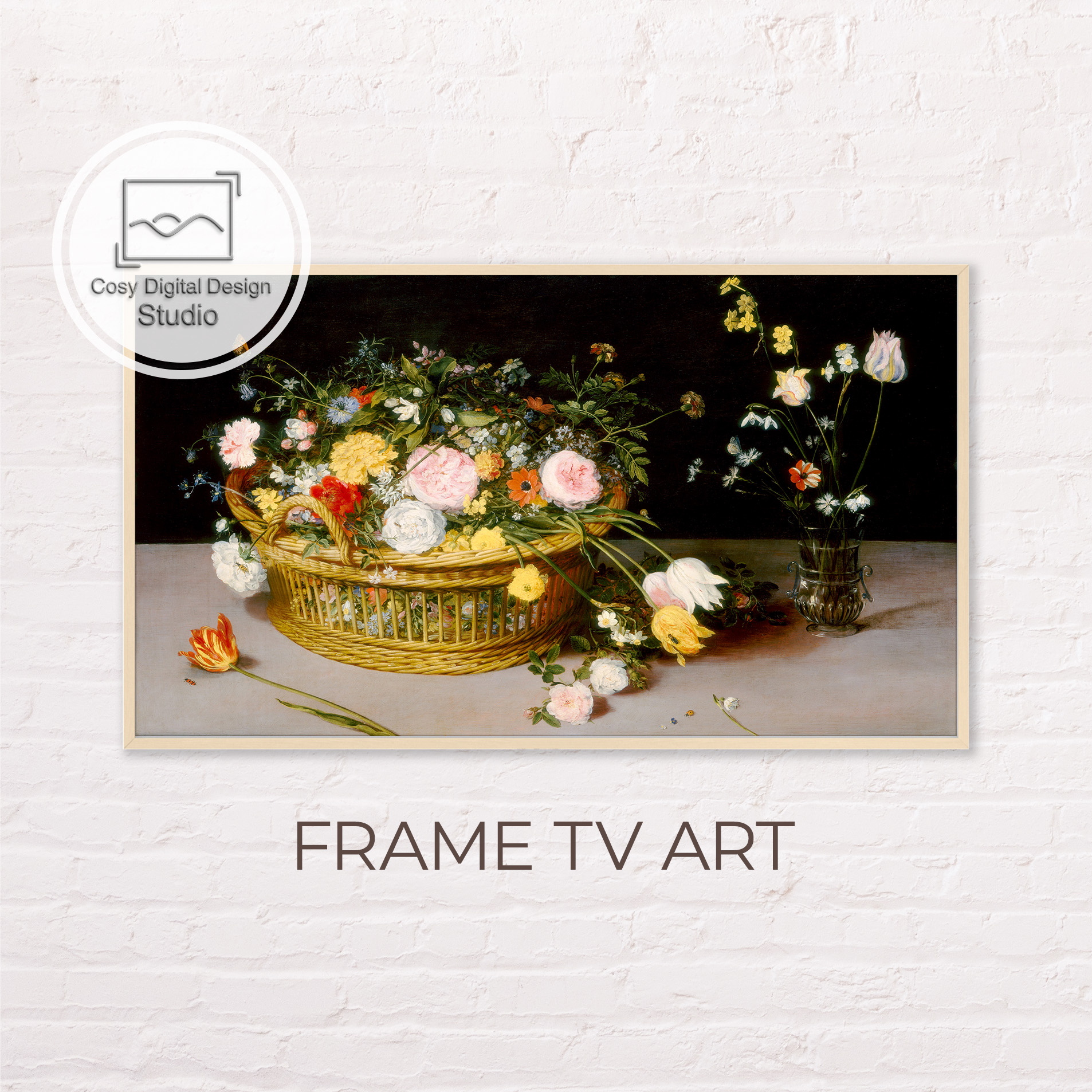 Samsung Frame TV Art | 4k Jan Brueghel Vintage Still life Ar - Inspire ...