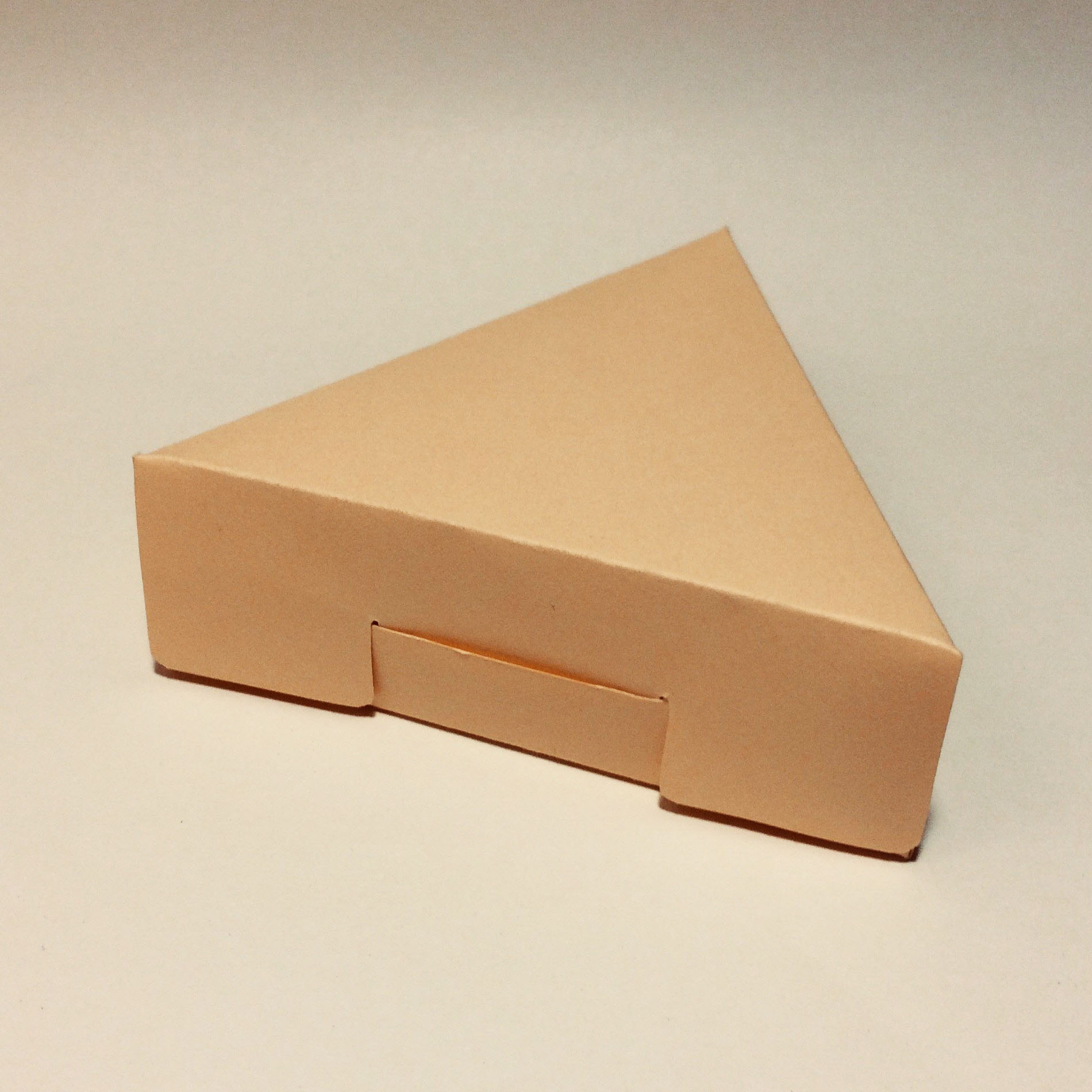 Triangle box template, triangle gift box, cake slice box, pi - Inspire ...