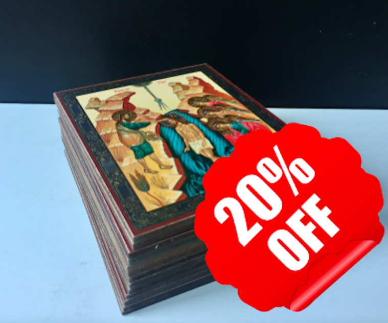 Feast Day Icon Set of 13 | Orthodox Icons silver and gold fo - Inspire ...