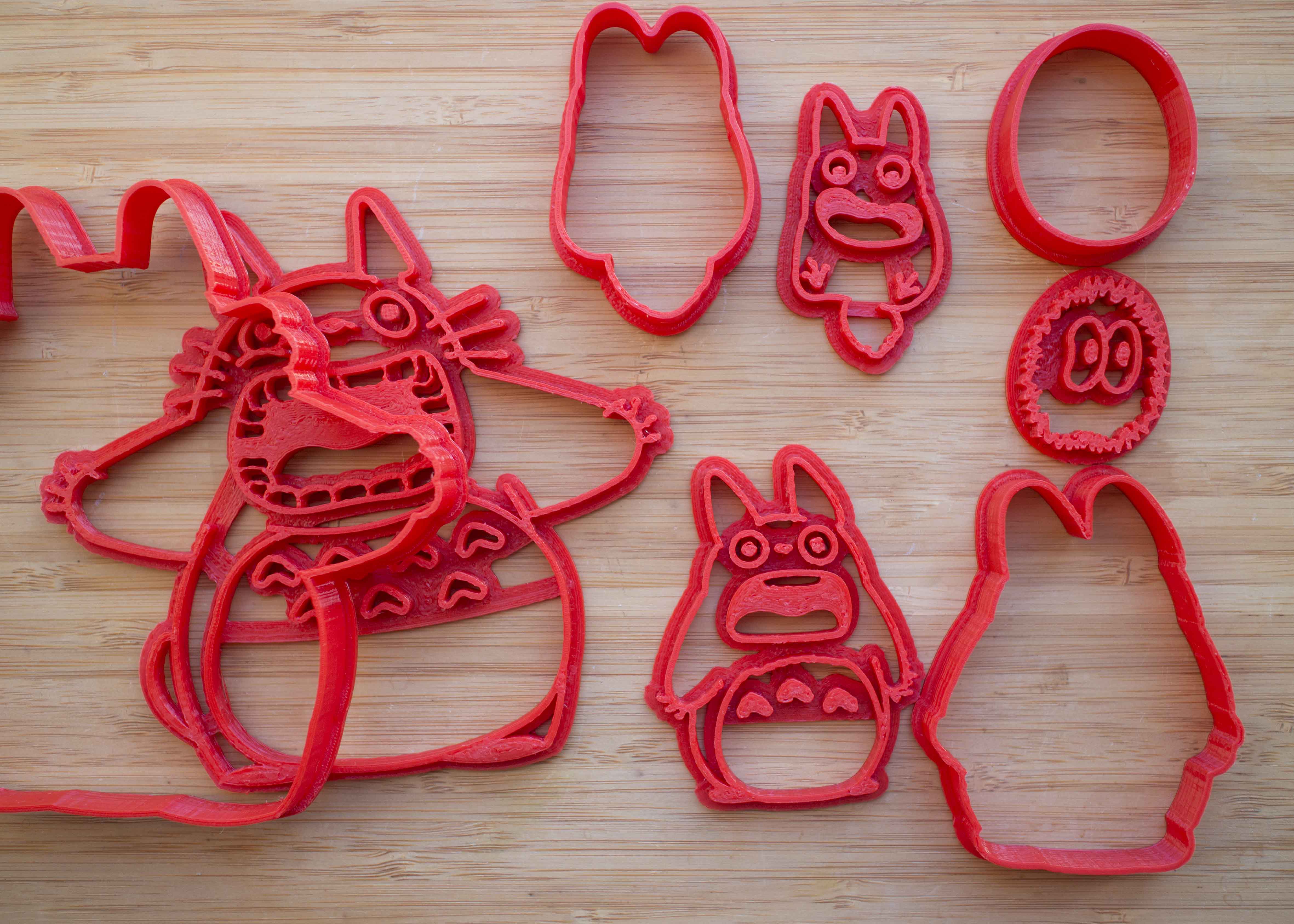 Totoro cookie cutters. Set 4 pcs. My neighbor Totoro. - Inspire Uplift