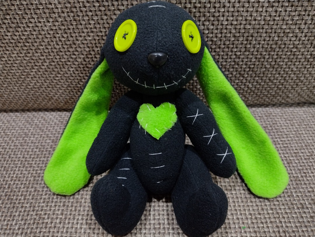 Creepy stuffed rabbit toy Rabbit plush toy Voodoo doll bunny - Inspire ...