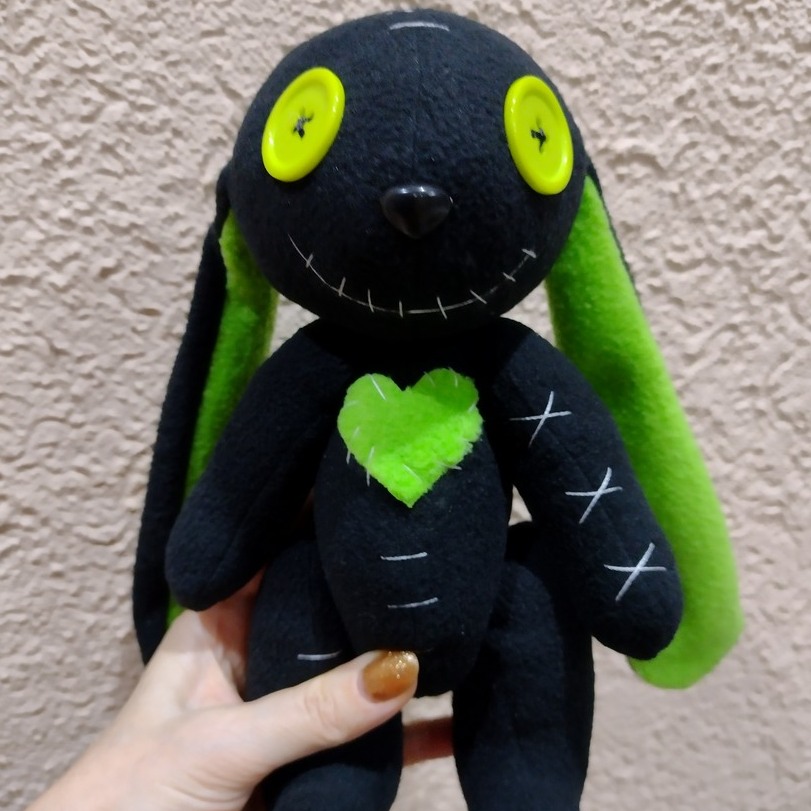 Creepy stuffed rabbit toy Rabbit plush toy Voodoo doll bunny - Inspire ...