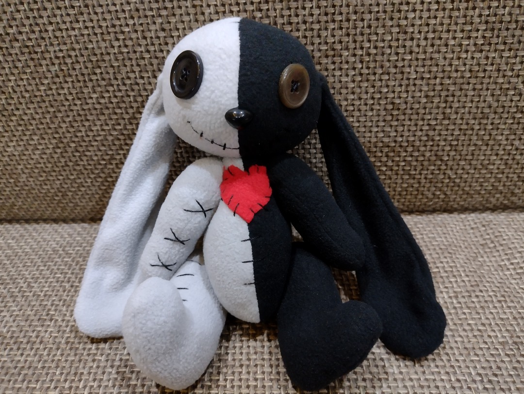 Creepy toy rabbit Voodoo doll Scary toy bunny Stuffed rabbit - Inspire ...