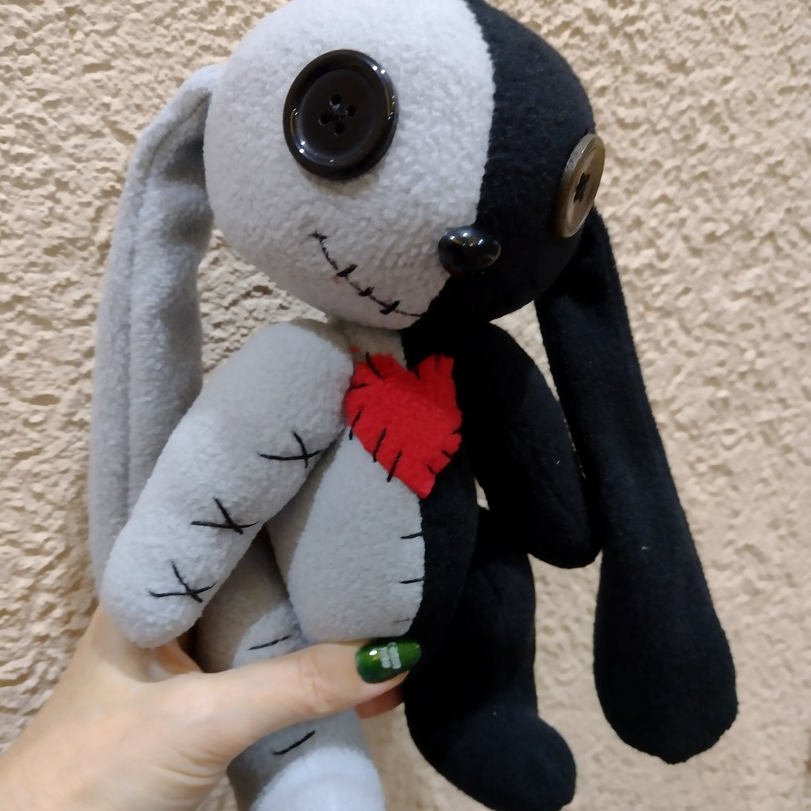 Creepy toy rabbit Voodoo doll Scary toy bunny Stuffed rabbit - Inspire ...