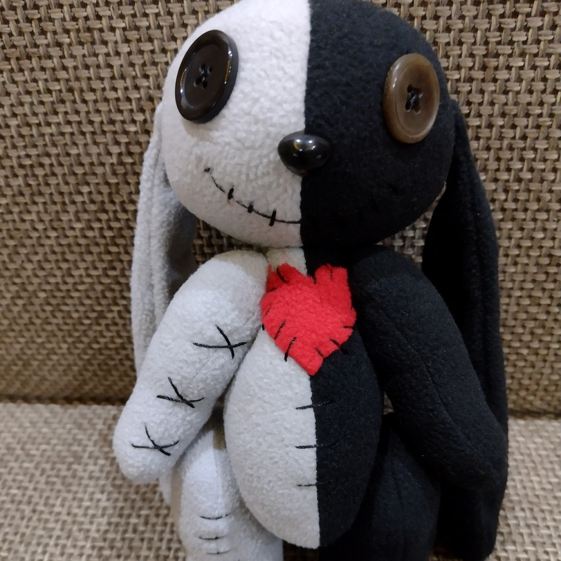 Creepy toy rabbit Voodoo doll Scary toy bunny Stuffed rabbit - Inspire ...
