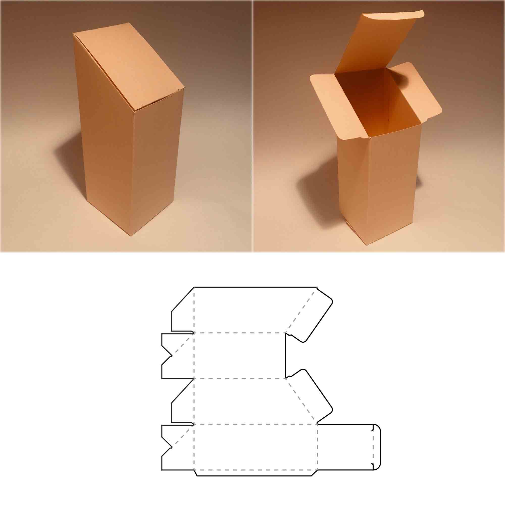 Vertical box template, gift box, birthday gift box, party fa | Inspire ...