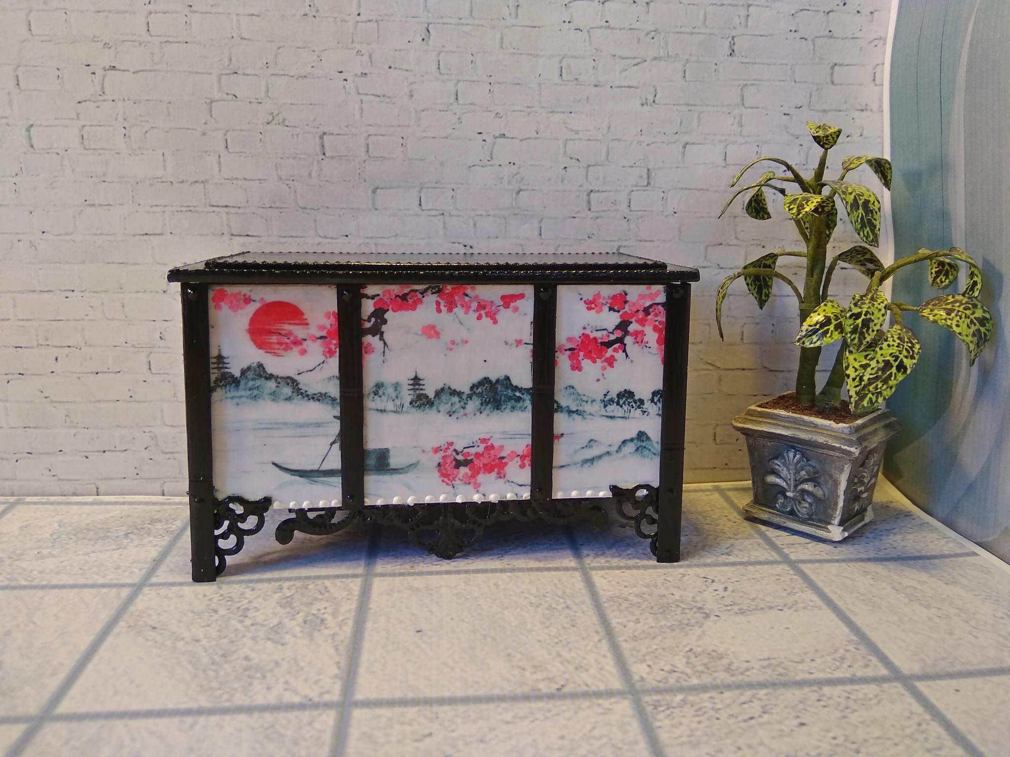 Dollhouse chest. Completely handmade.1:12 scale. | Inspire Uplift