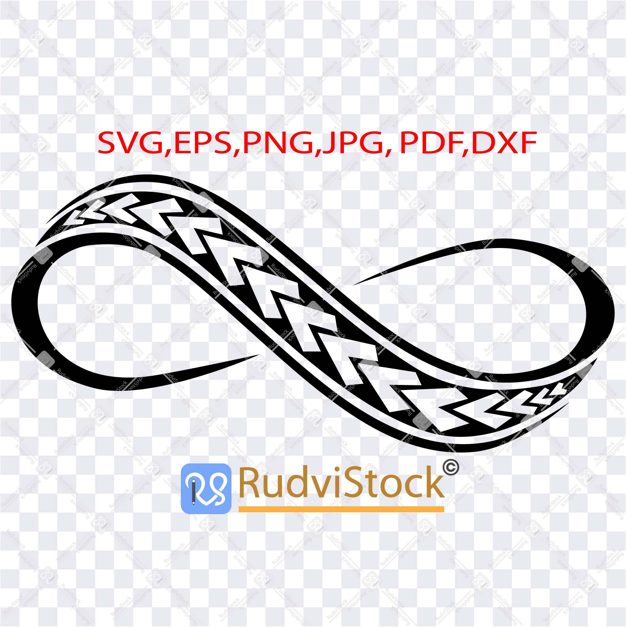 Samoan infinity tattoo tribal symbol - Inspire Uplift