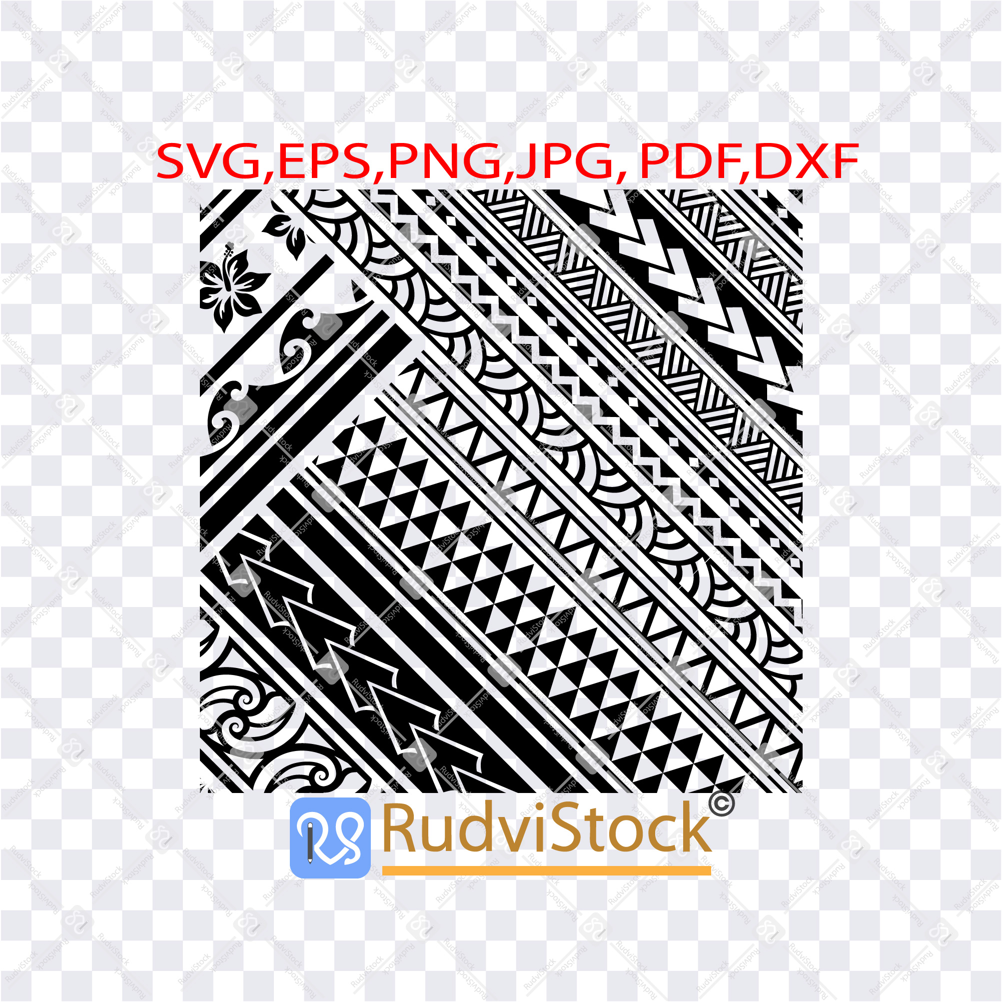 Samoan tattoo tribal background pattern | Inspire Uplift