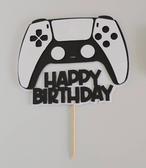 Video Game | Gamer | Game Controller Cake Topper | Games | B | Inspire ...